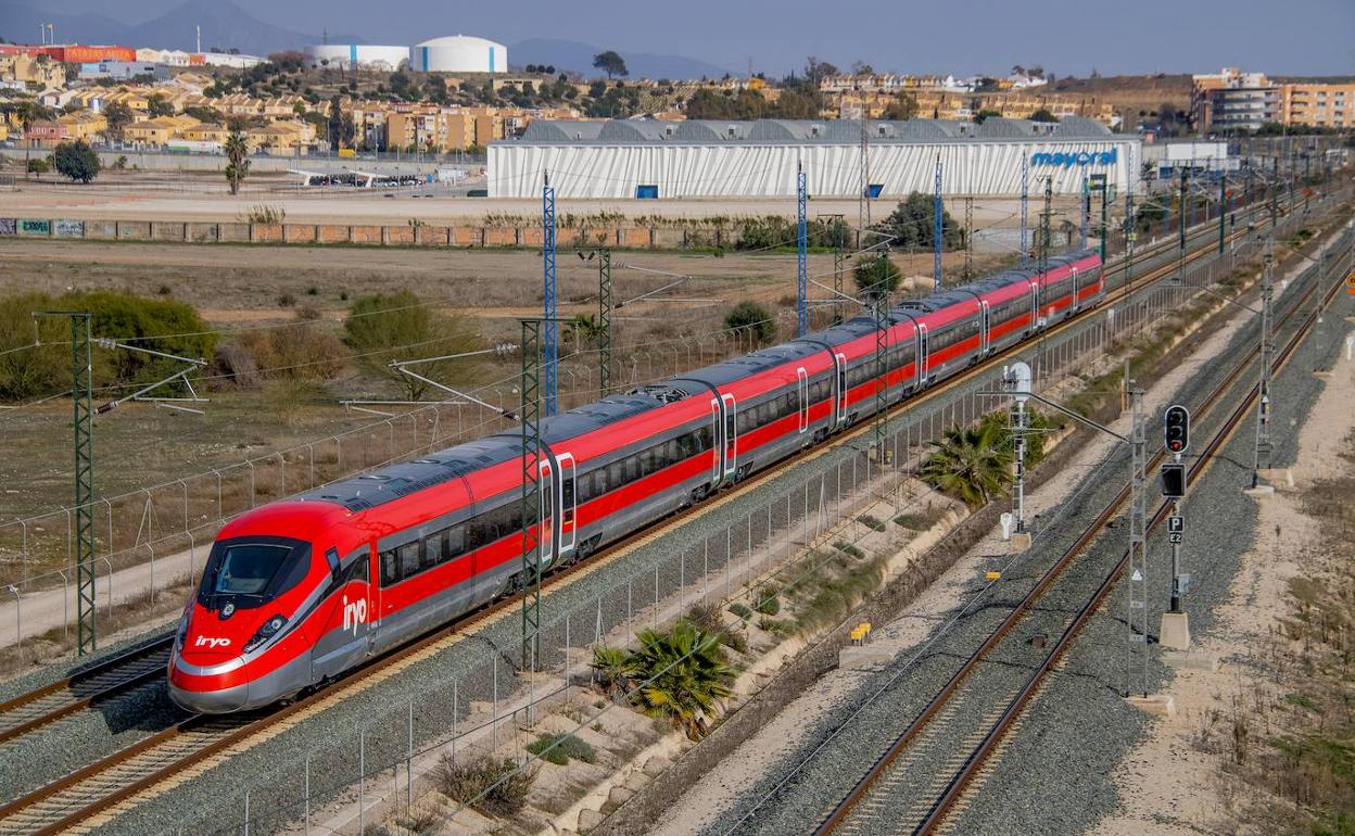 Los nuevos trenes Iryo tendrán hasta cinco frecuencias diarias entre Málaga y Madrid a mediados ...